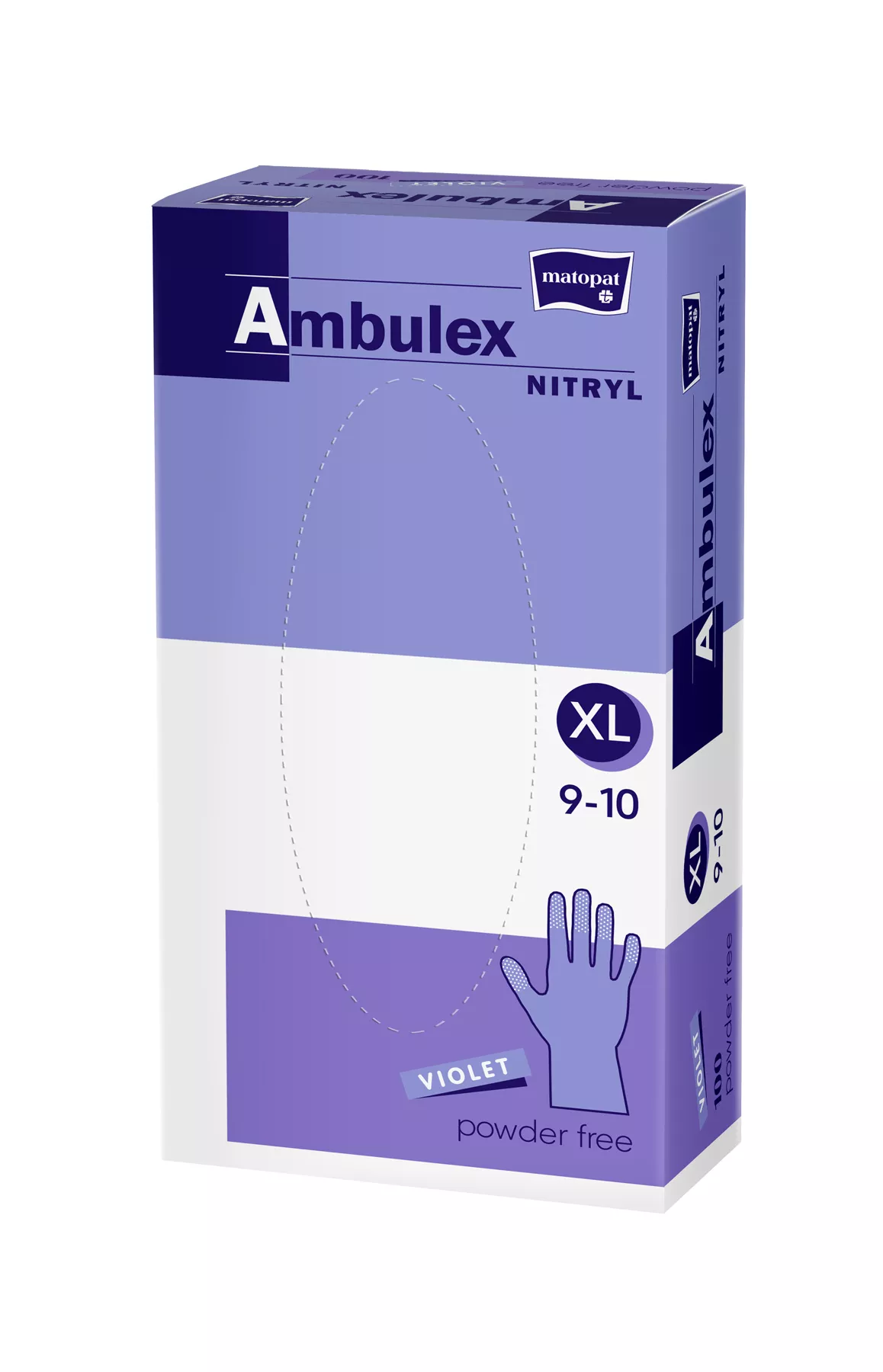 Ambulex mănuşi din nitril violet nepudrate nesterile XL 100 buc - Good ...